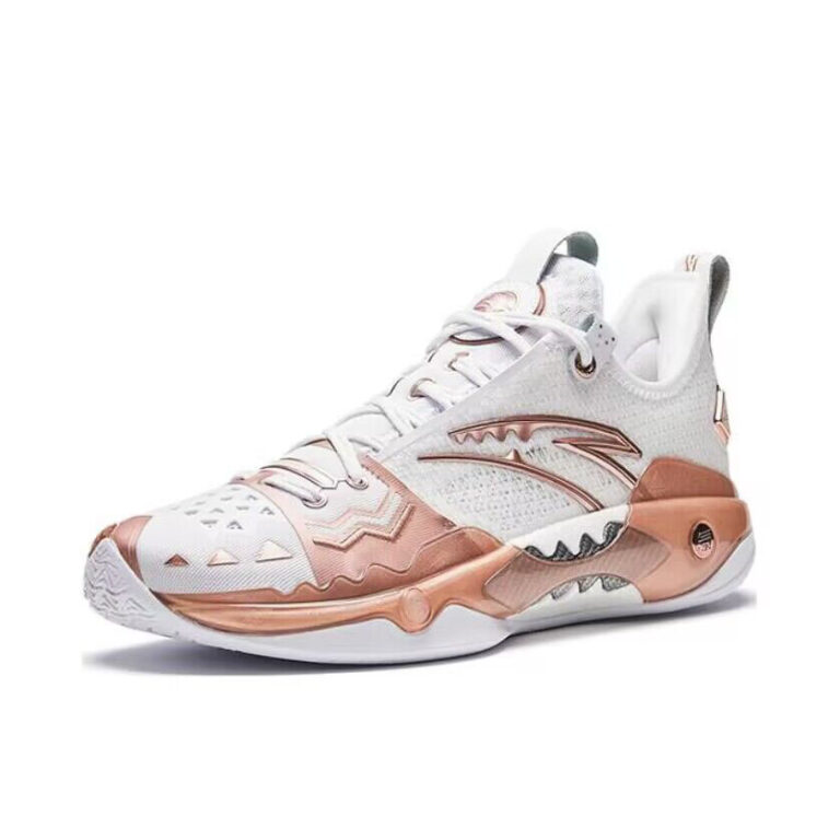 ANTA Kyrie Irving Shockwave 5 Pro Basketball Shoes White/Gold – ANTA ...