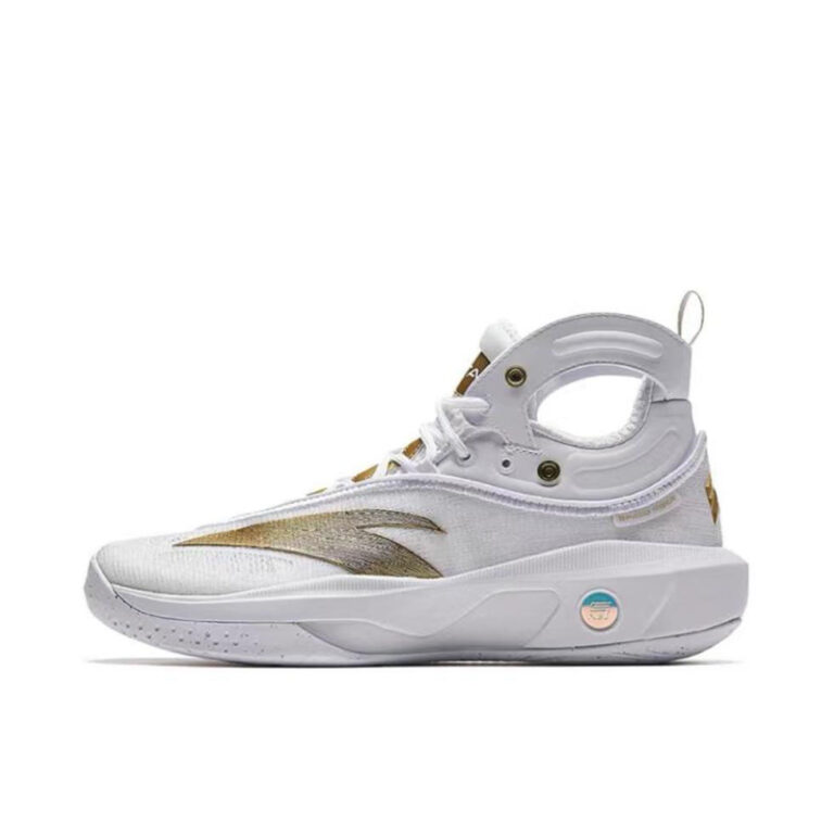 ANTA KT8 Klay Thompson Best Shooter Basketball Sneakers in White Gold ...