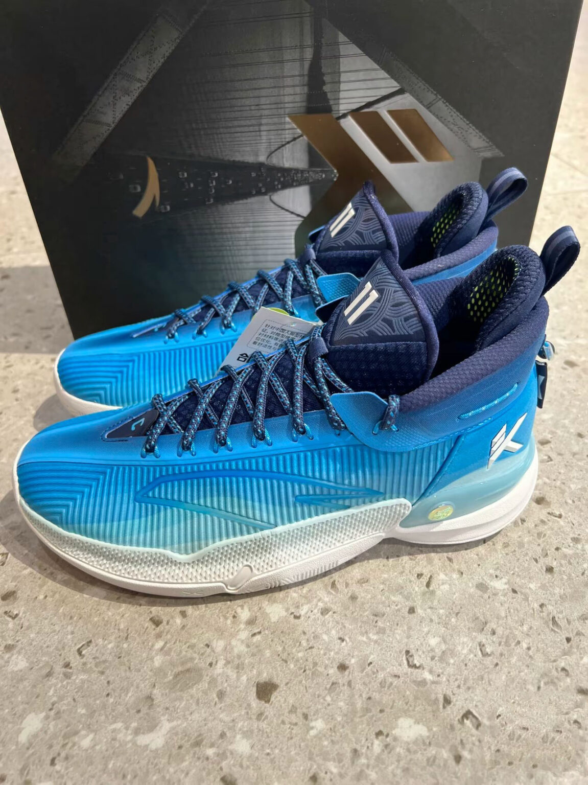 ANTA KT9 Klay Thompson “Water Rhyme” Best Shooter Basketball Sneakers ...