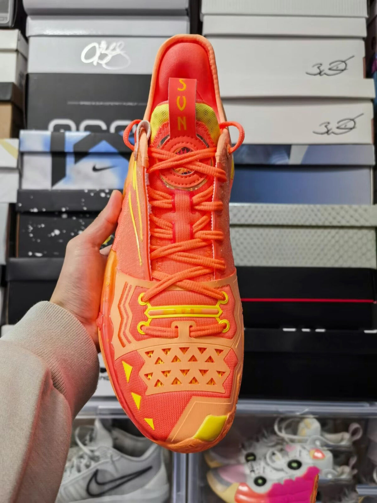 Kyrie Irving Shockwave 5 Pro “The Sun” Basketball Shoes are For Sale ...