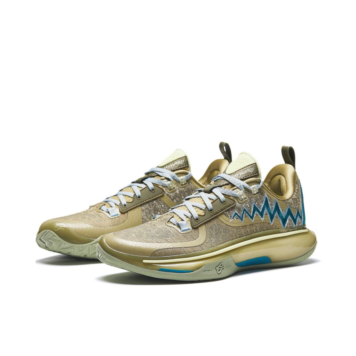 ANTA GH5 Gordon Hayward “jurassic period” Basketball Shoes Gold Brown ...