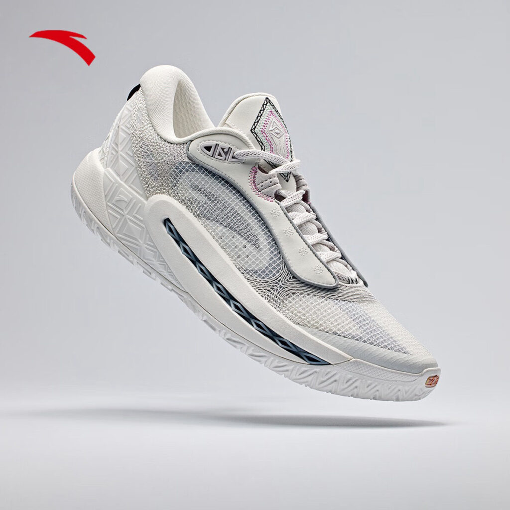 ANTA Kyrie Irving Shockwave 6 Basketball Shoes White Grey – ANTA KAI 2 ...