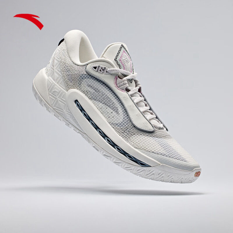 ANTA Kyrie Irving Shockwave 6 Basketball Shoes White Grey – ANTA KAI 2 ...